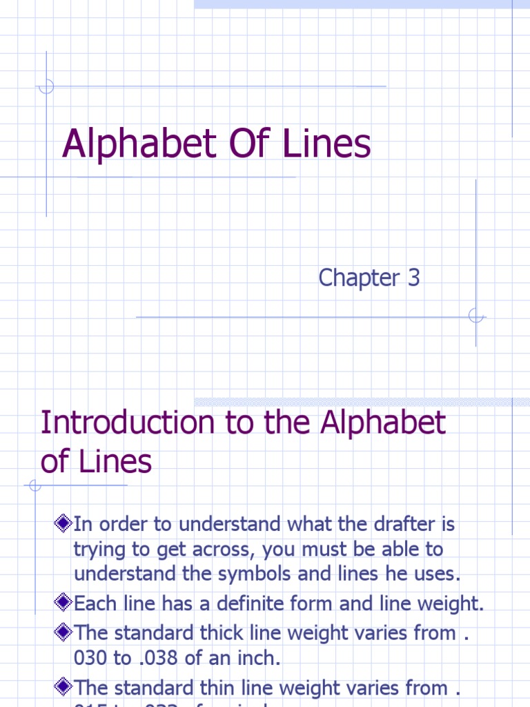 Alphabet of Lines | PDF | Drawing | Length