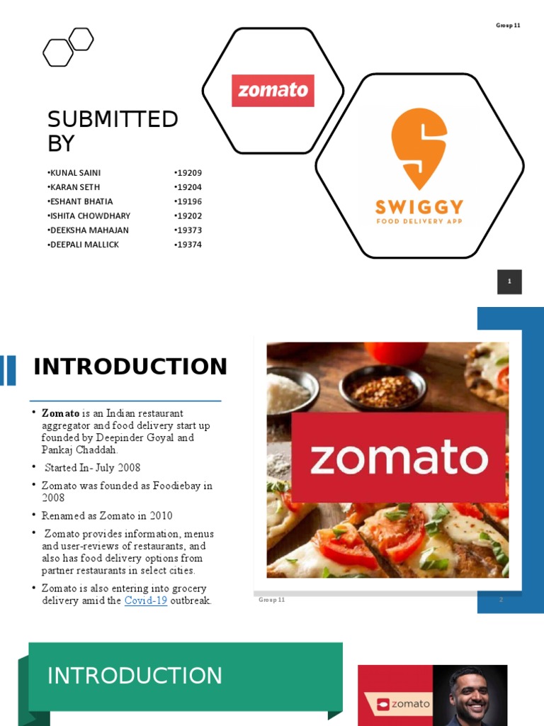 Zomato Presentation | PDF | Business | Foods