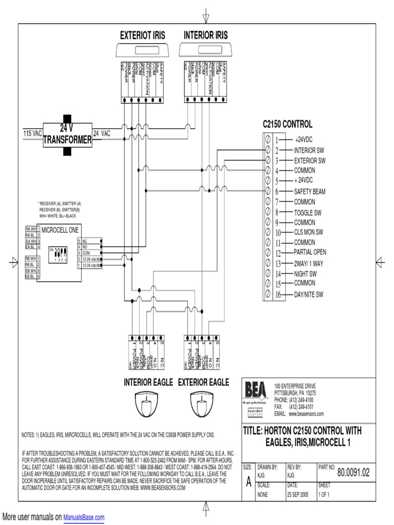 Horton C2150 Control Manual | PDF | Relay | Switch