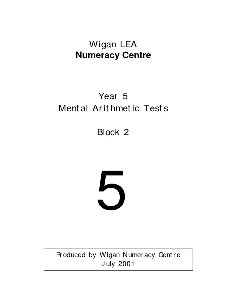 Mental Math Y5 SPRING | Download Free PDF | Elementary Mathematics ...