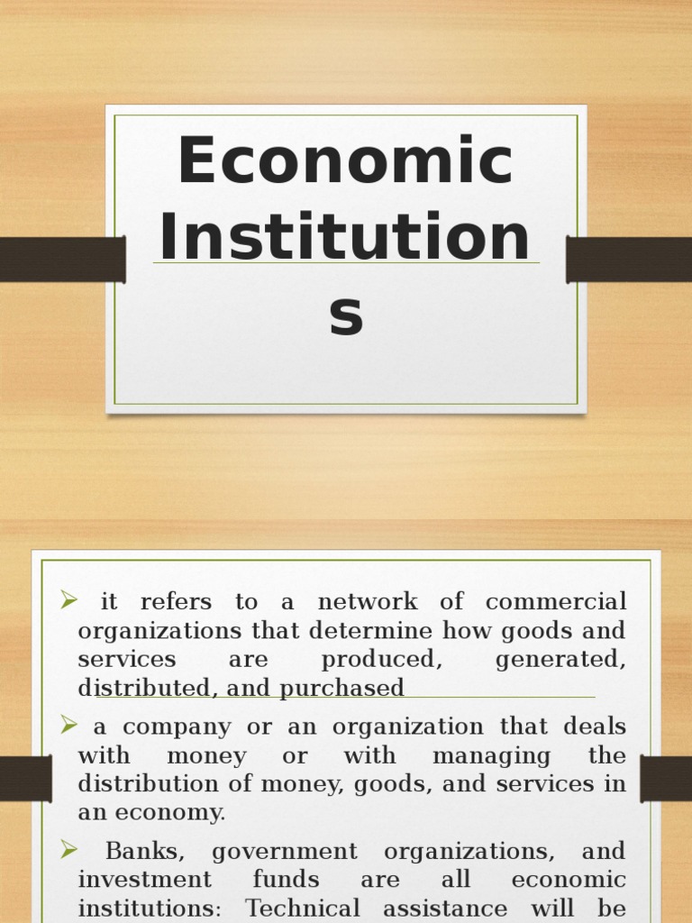 CHAPTER 5 LESSON 4 Economic Institutions | PDF | Market Economy ...