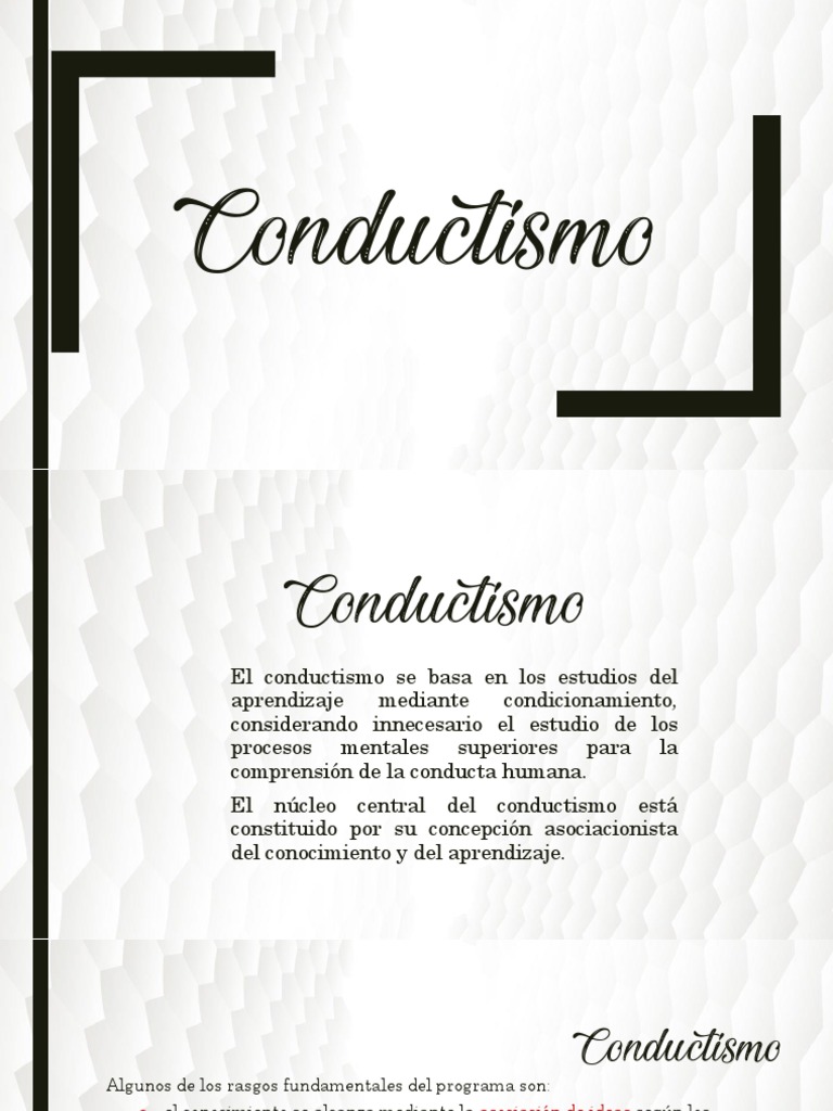 Conclusiones sobre el Conductismo | PDF | Comportamiento | Mente
