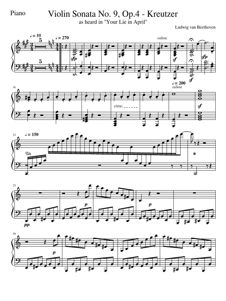 Violin Piano PDF | PDF | Classical Music | Musical Compositions