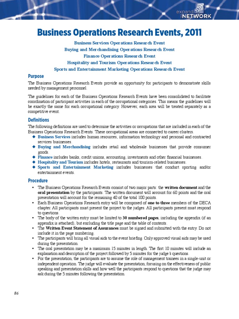 DECA BOR Guidelines | PDF | Social Networking Service | Social Media