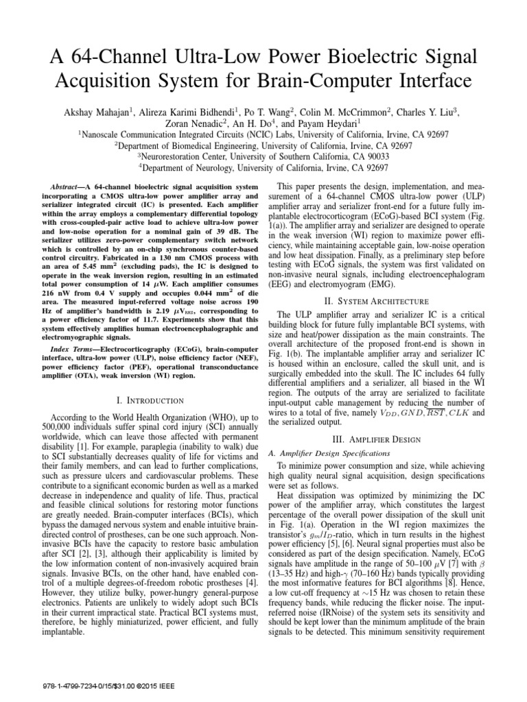 2015-BIOCAS-A 64-Channel Ultra-Low Power Bioelectric Signal Acquisition ...
