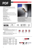 HILTI CP606 Submittal PDF | PDF | Toxicity | Chemistry