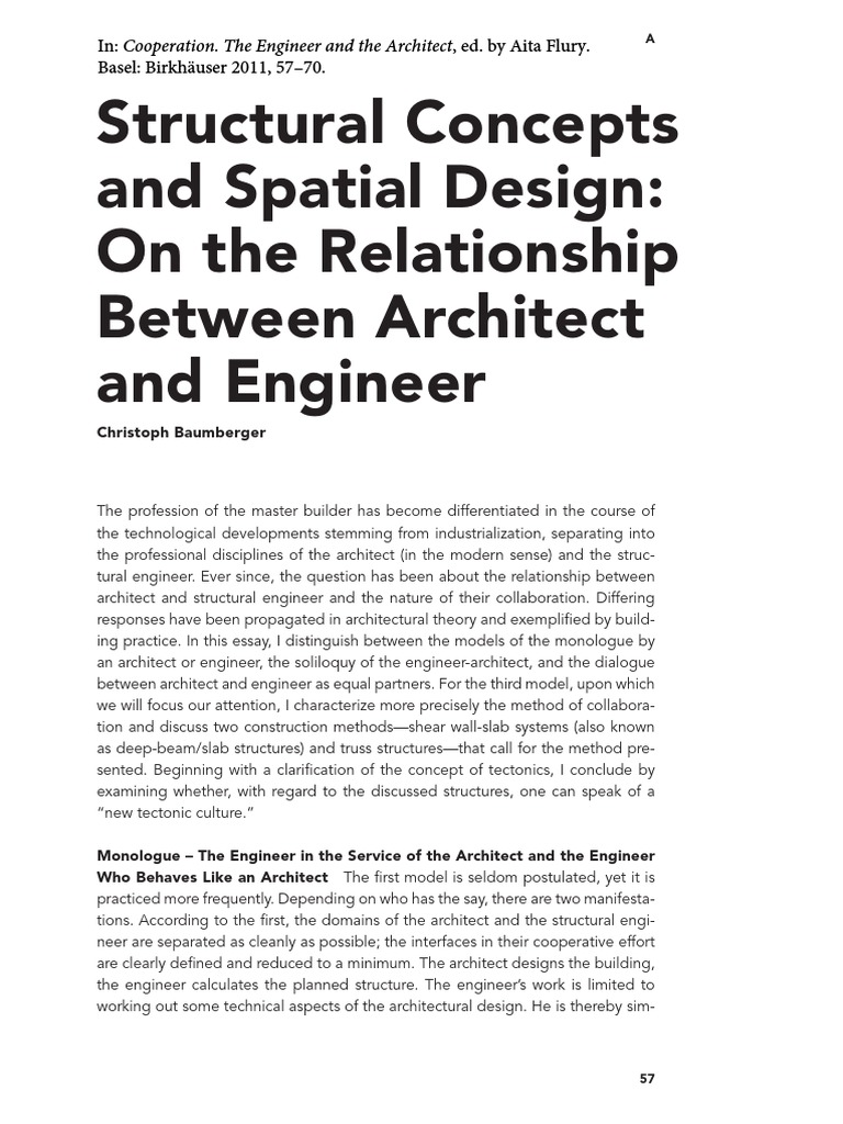 Structural Concepts and Spatial Design O | PDF | Hypothesis | Architect