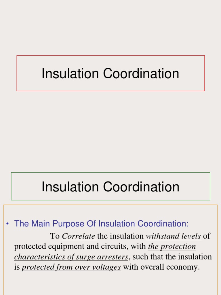 Lecture 5b. Insulation-Coordination PDF | Download Free PDF | Insulator (Electricity) | Capacitor