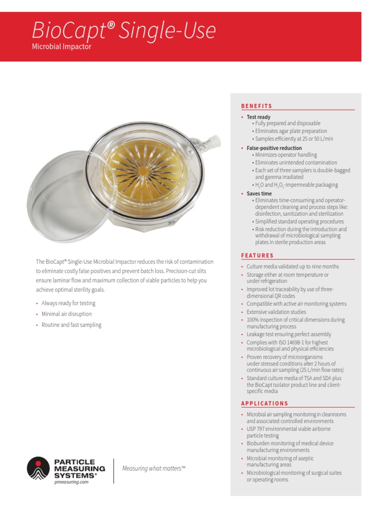 BioCapt Single UseMKTRev2 20150902 PDF | PDF | Sterilization ...