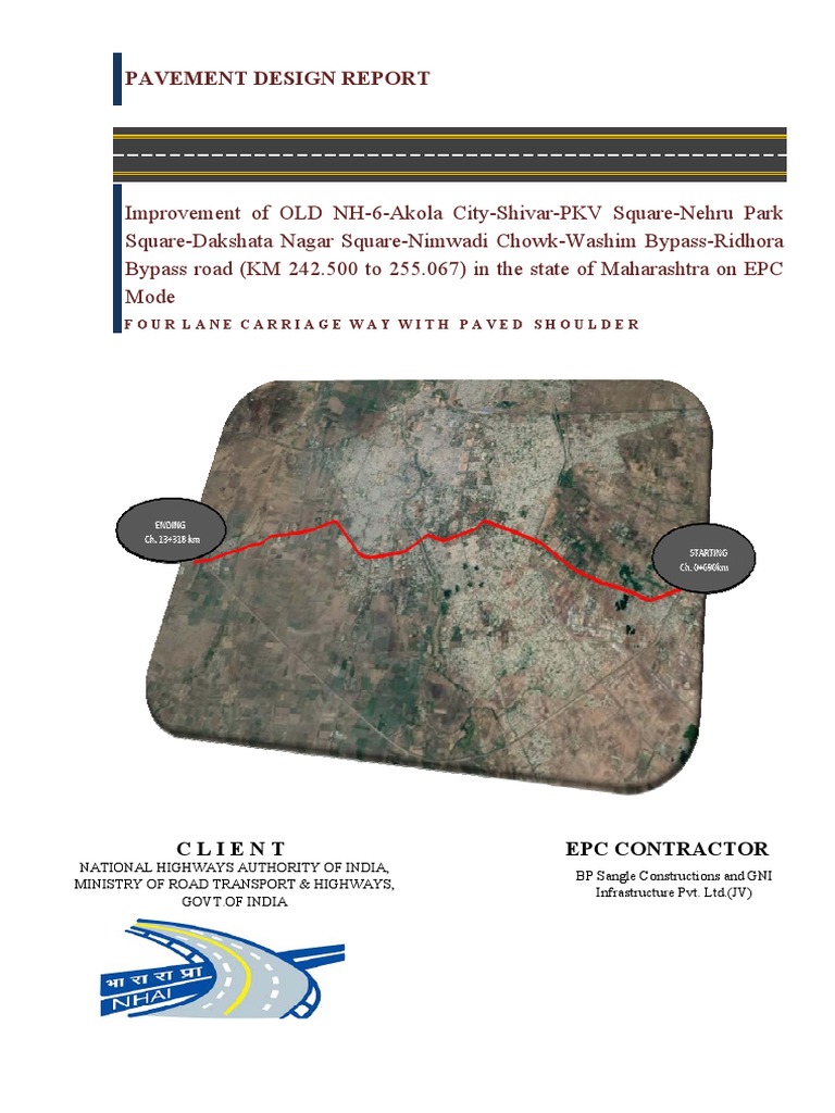 Pavement Design Report-R1 | PDF | Road Surface | Land Transport