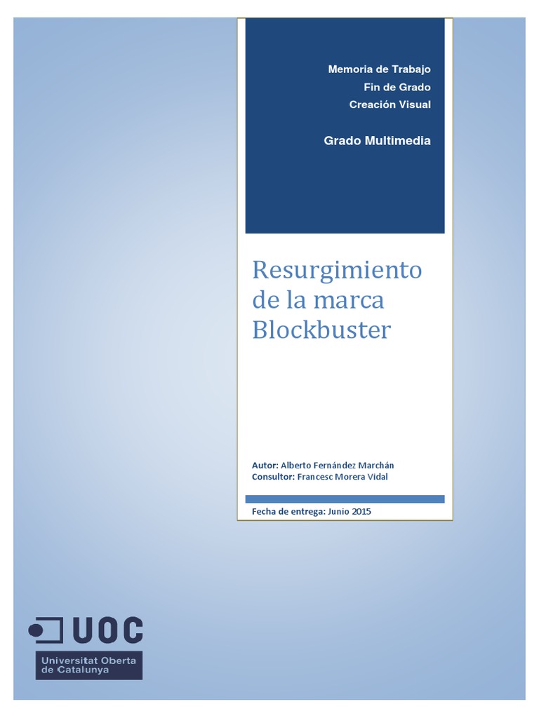 Blockbuster Caso PDF | PDF | Usabilidad | Red mundial