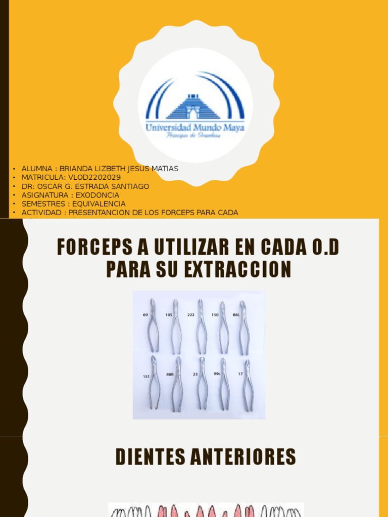 Exodoncia Forceps | PDF | Deportes y actividades al aire libre | Historia