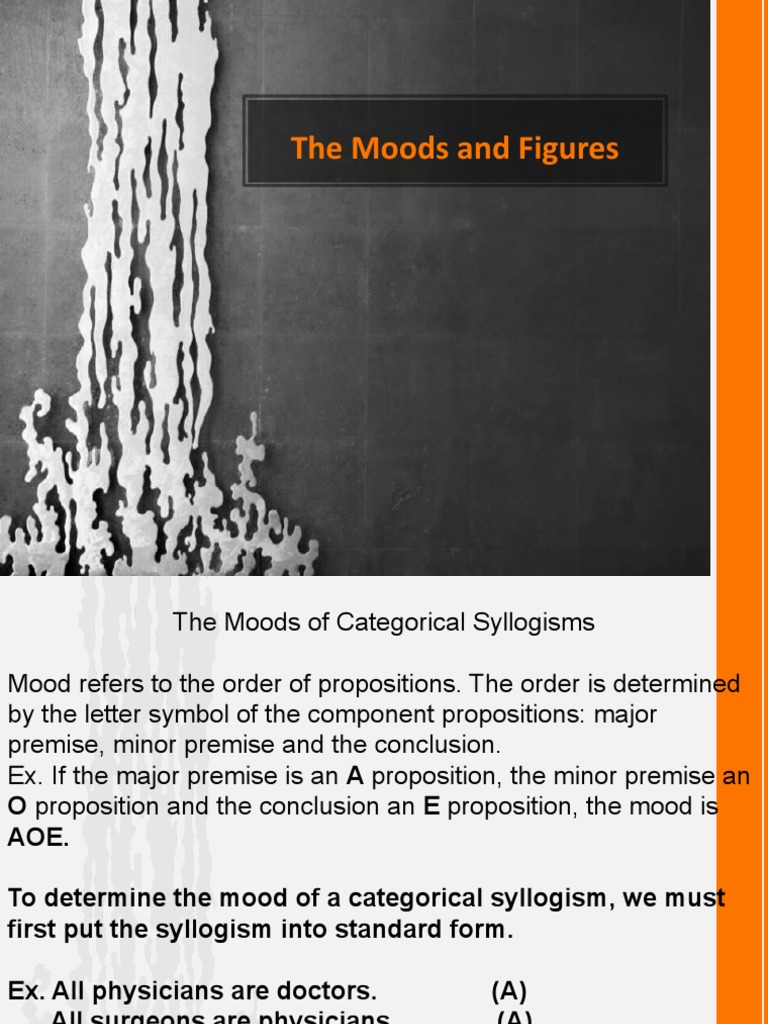 Mood and Figures | PDF | Argument | Epistemology