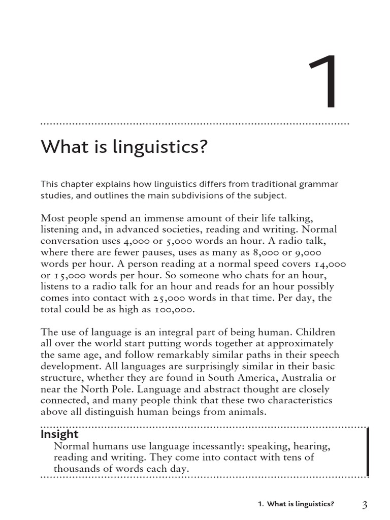 Teach Yourself Linguistics Chapters 1 & 2 | PDF | Phonetics | Linguistics