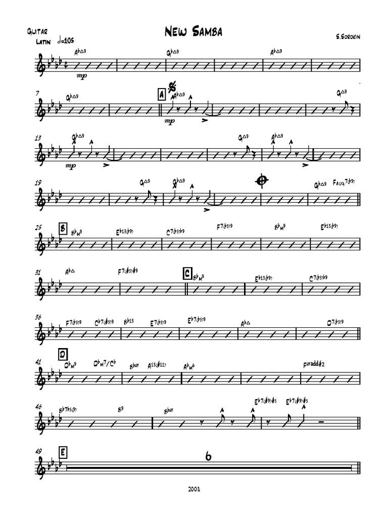 New Samba Guitar | PDF