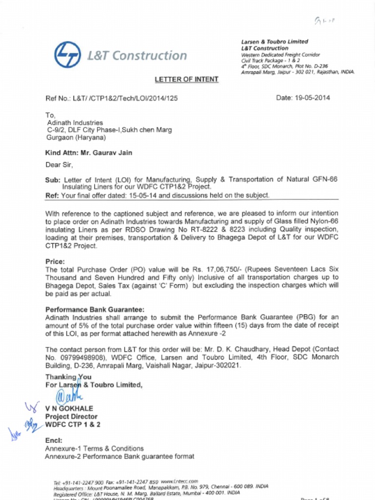 Loi-Gfn-66 Insulating Liners - Adhinath Industries | PDF