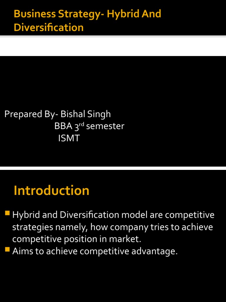 Hybrid Strategy and Diversificatiuon | PDF | Influence (Social And ...