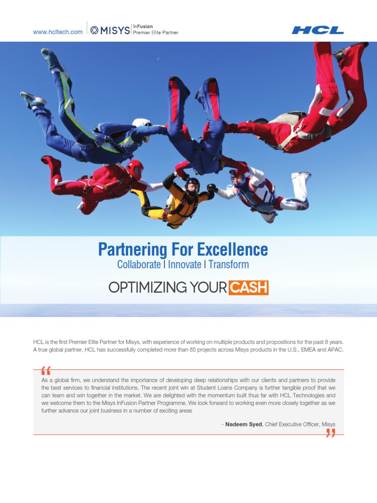 Partnering For Excellence: Optimizing Your | PDF | Syndicated Loan | Banks