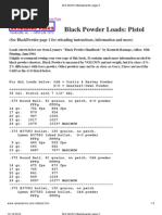 Black Powder Cheat Sheet | PDF | Gunpowder | Nature
