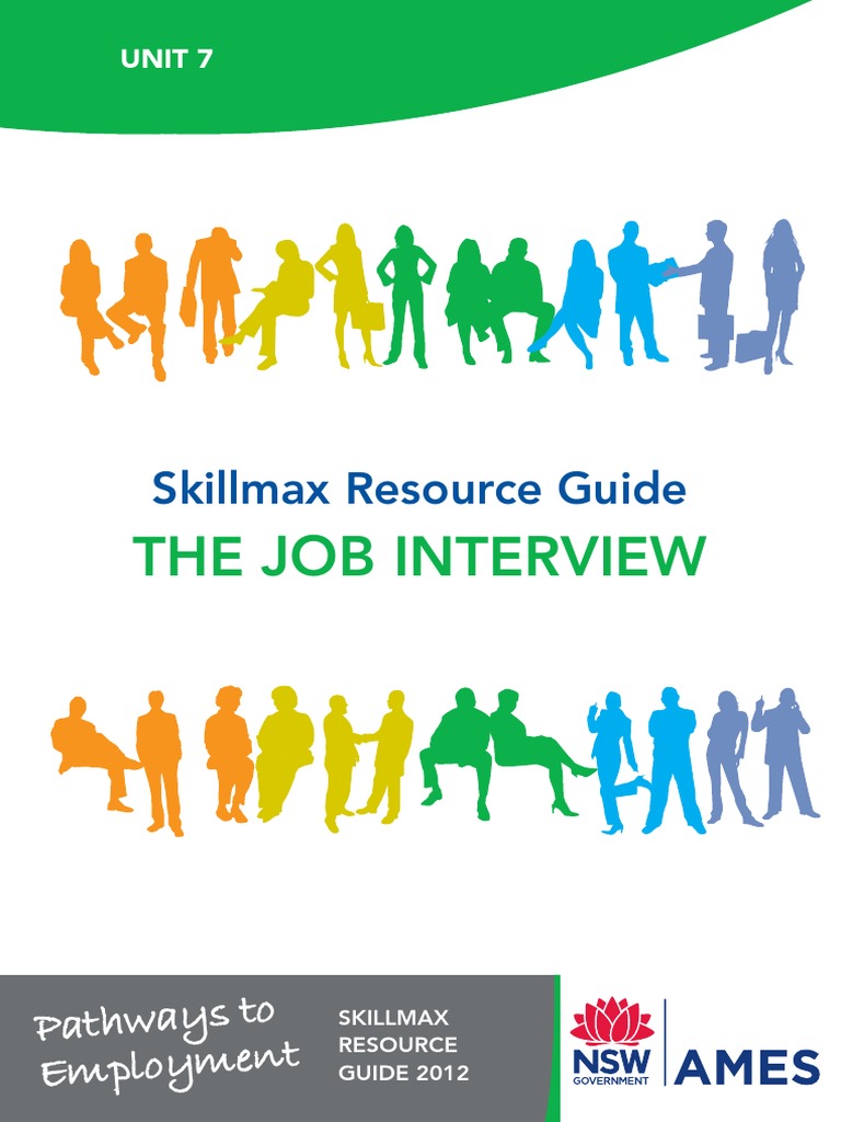 The Job Interview: Skillmax Resource Guide | PDF | Job Interview ...