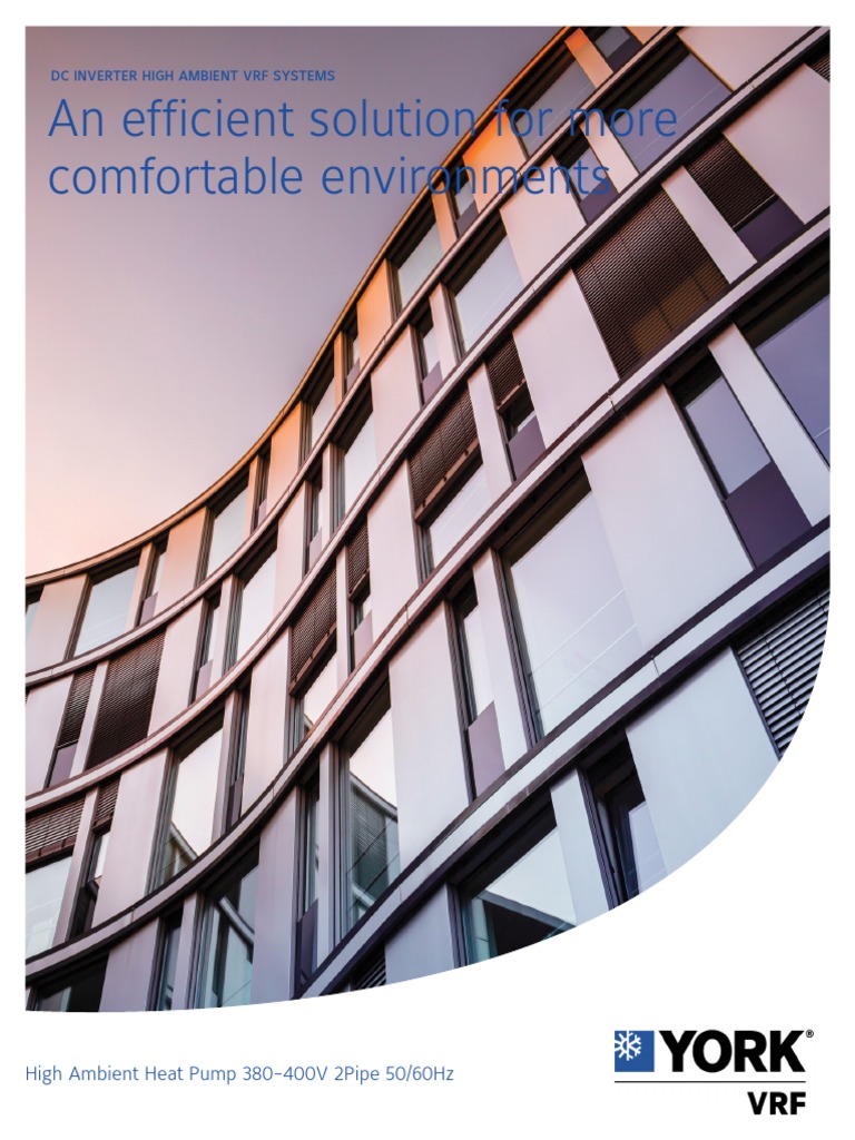 York VRF Units China | PDF | Air Conditioning | Heat Pump