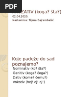 Padezi U Hrvatskom Jeziku | PDF