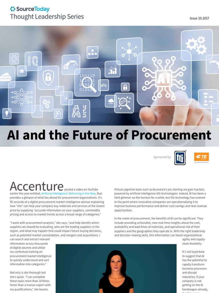 Ai And Procurement Pdf Pdf Artificial Intelligence Intelligence
