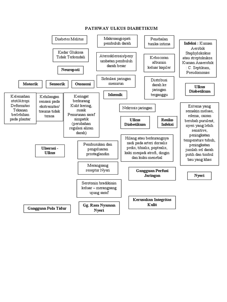 Patofisiologi Ulkus Diabetik | PDF