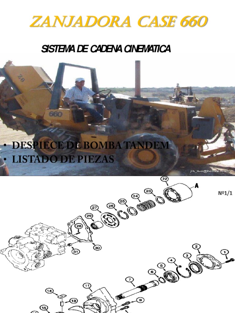 Zanjadora Case 660 Depiece y Lista de #Depiezas | PDF | Nut (Hardware ...