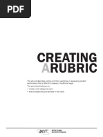 Rubrics For Performance Tasks | PDF