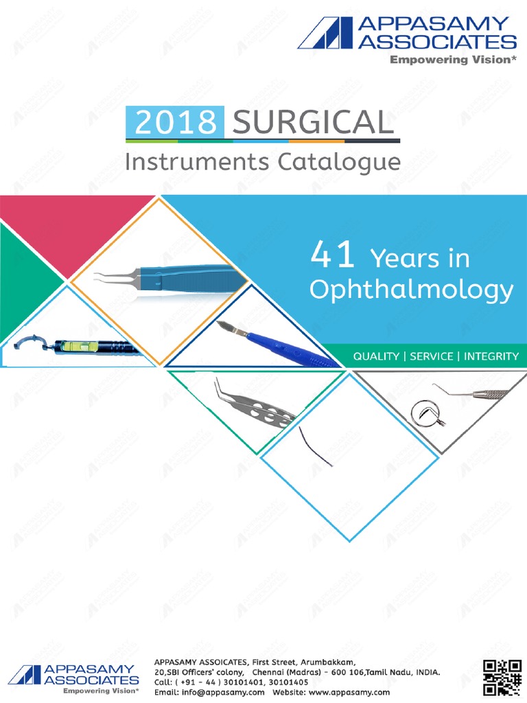 Appasamy Surgical Catalogue | PDF