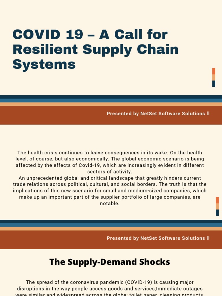 Resilient Supply Chains Post-COVID-19 | PDF | Supply Chain | Inventory