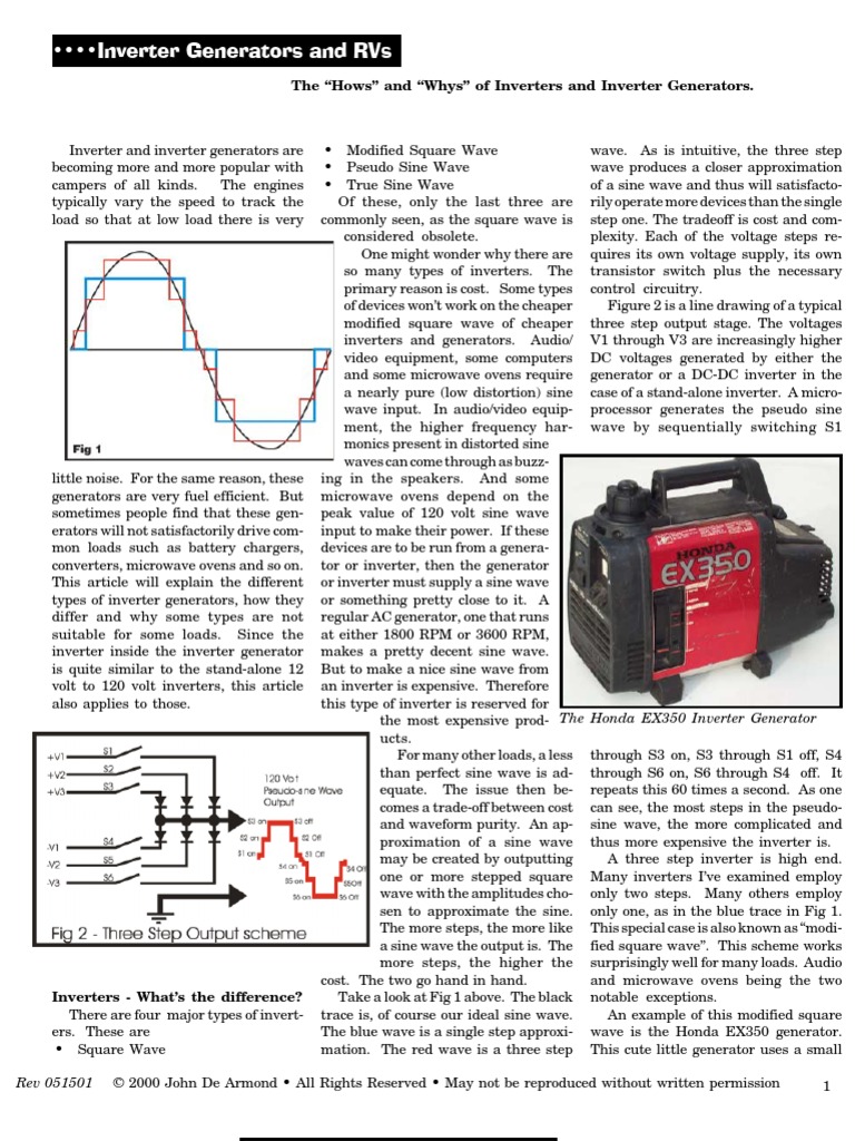 Inverter Generator | PDF | Power Inverter | Rectifier