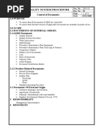 Document Control Procedure Example | Pdf | Document | Specification 