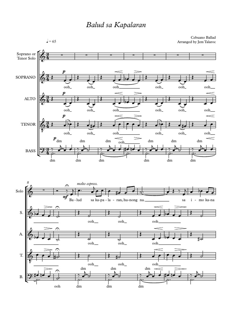 Balud Sa Kapalaran - Cebuano Ballad | PDF