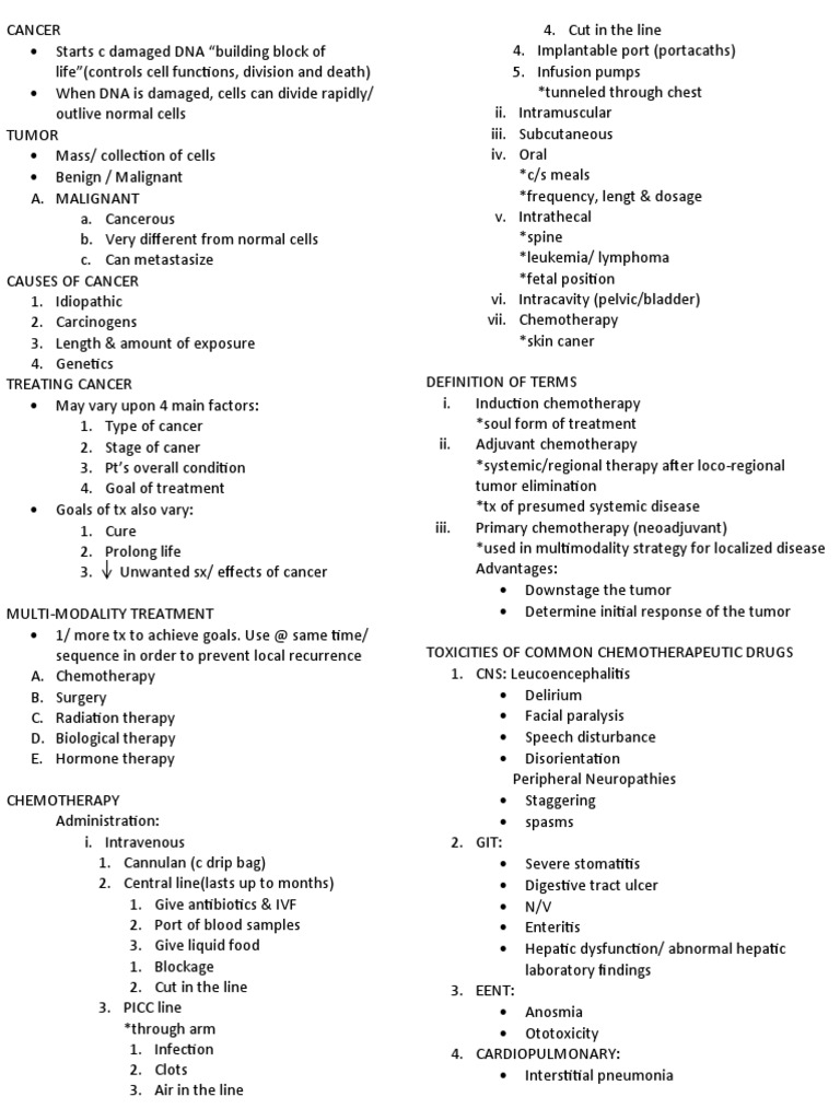 Cancer Bullets | PDF | Chemotherapy | Therapy
