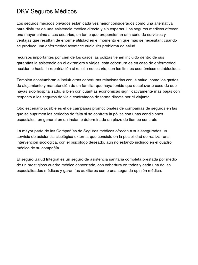 Seguros M Dicos Mapfreqtjnj Pdf Pdf Póliza De Seguros Seguro