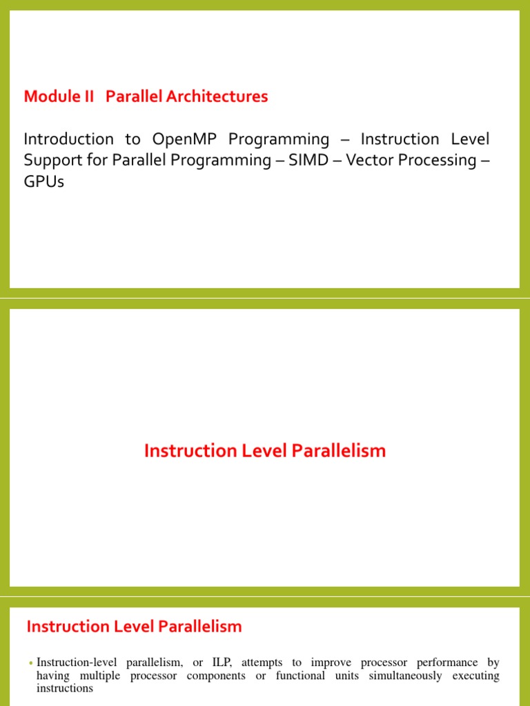 3 Instruction Level Parallelism 12 Dec 2019material I 12 Dec 2019 Ilp Pdf Download Free