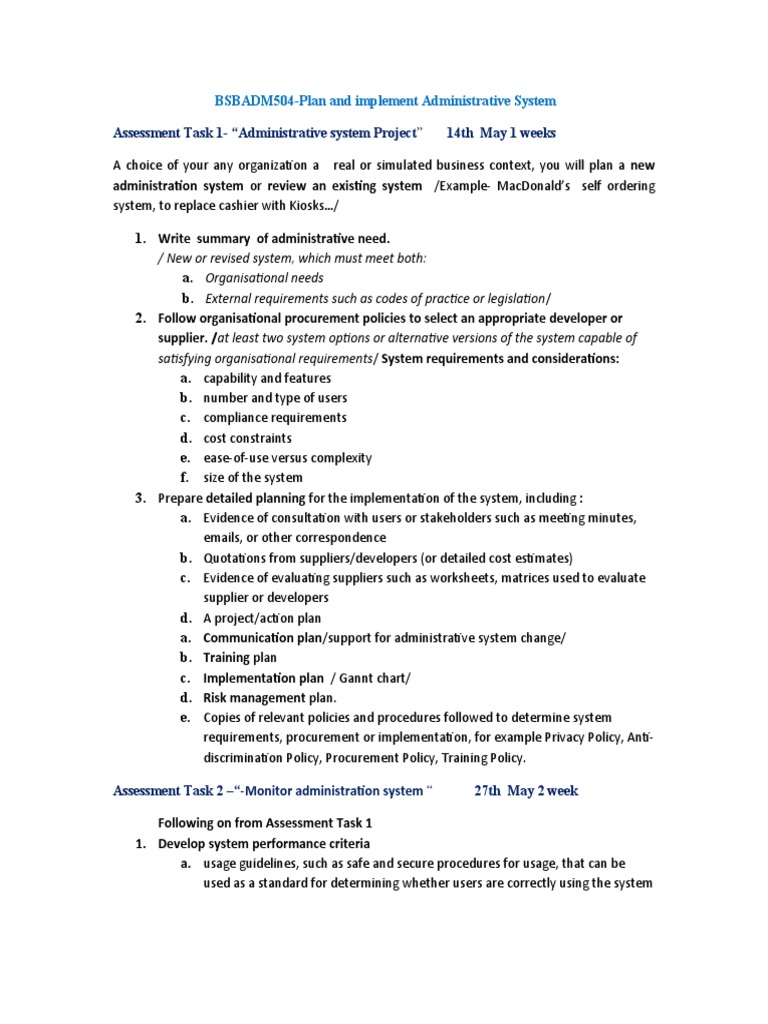 Admin System Planning Guide | PDF | System | Privacy