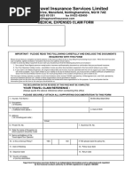 National Travel Assistance Claim Form: 1. Patient Details | PDF ...