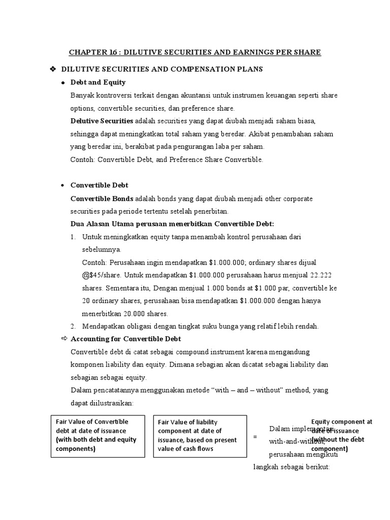 Resume Chapter 16 Kieso | PDF