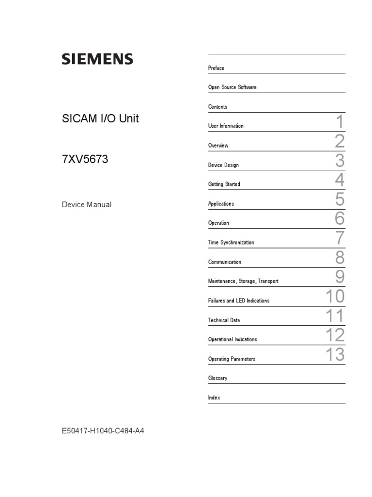 7XV5673 Manual A4 V2.11 Us PDF | PDF | Electromagnetic Compatibility ...