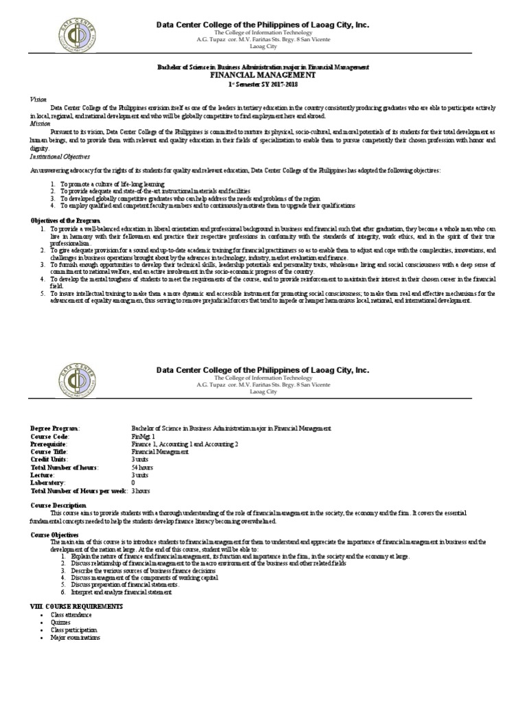 Data Center College of The Philippines of Laoag City, Inc | PDF ...