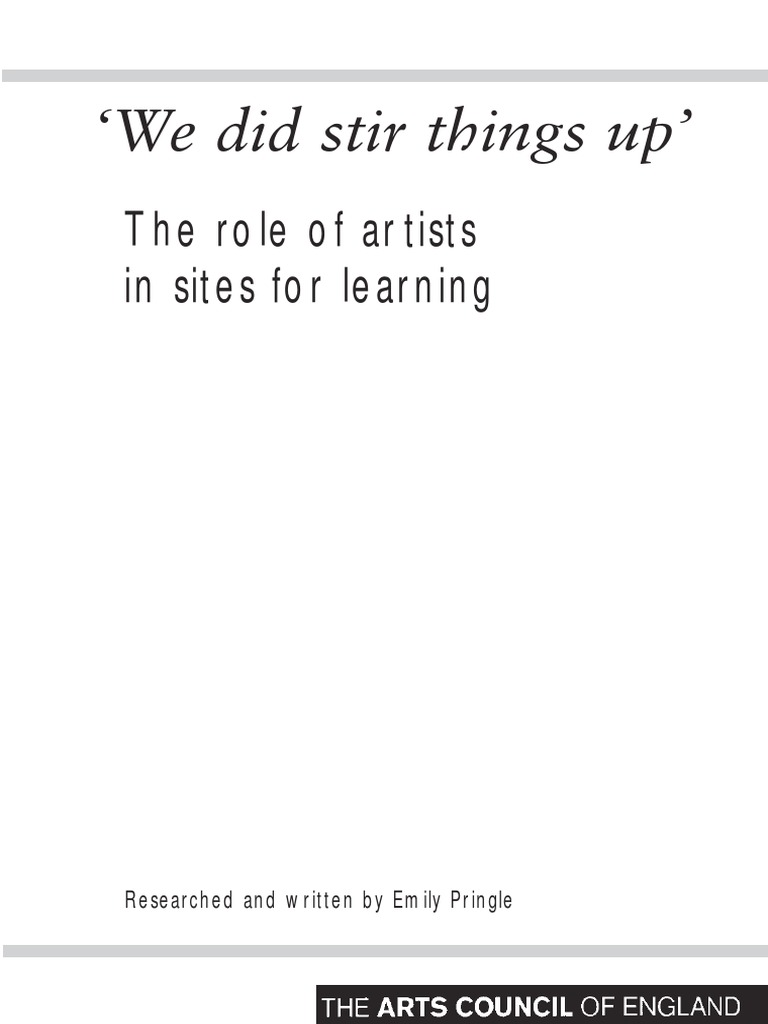 Emily Pringle - We Did Stir Things Up | Download Free PDF | Pedagogy ...
