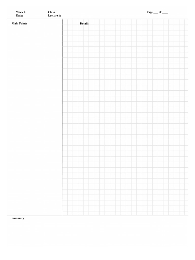 Cornell Grid | PDF
