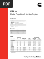 Cummins General Engine Data Sheet 6B, 6BT, 6BTA | PDF | Coolant | Engines