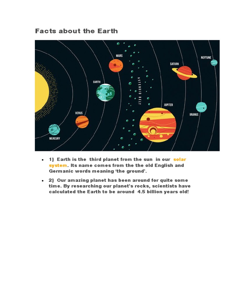 Facts About The Earth 3 | PDF | Atmosphere | Earth