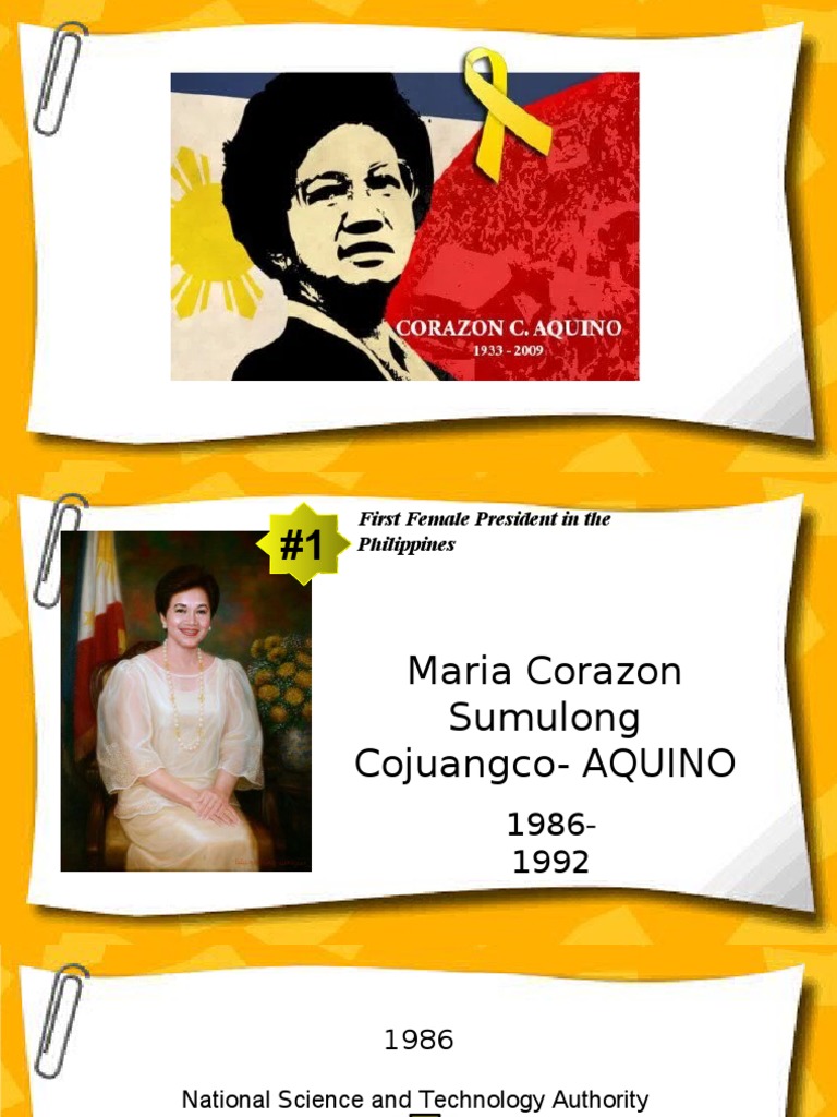 Maria Corazon Sumulong Cojuangco Aquino | PDF