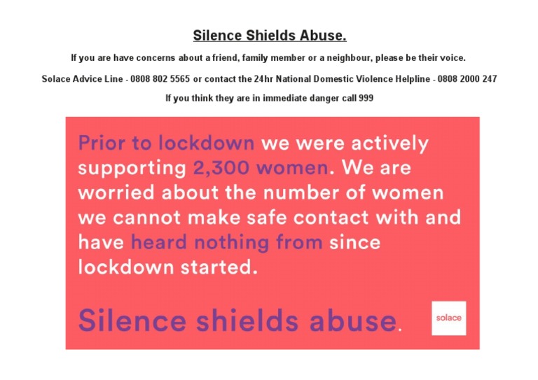 Silence Shields Abuse 2 | PDF