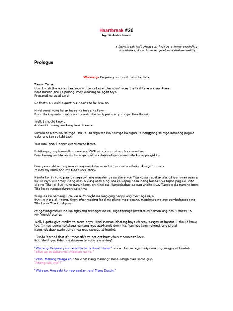 Heartbreak 26 | PDF